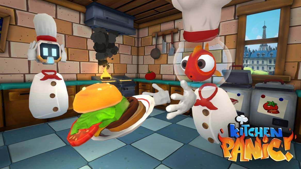 Трейлер командной VR игры, симулятора ресторана Kitchen_Panic, доступной на Zeexar VR Arena