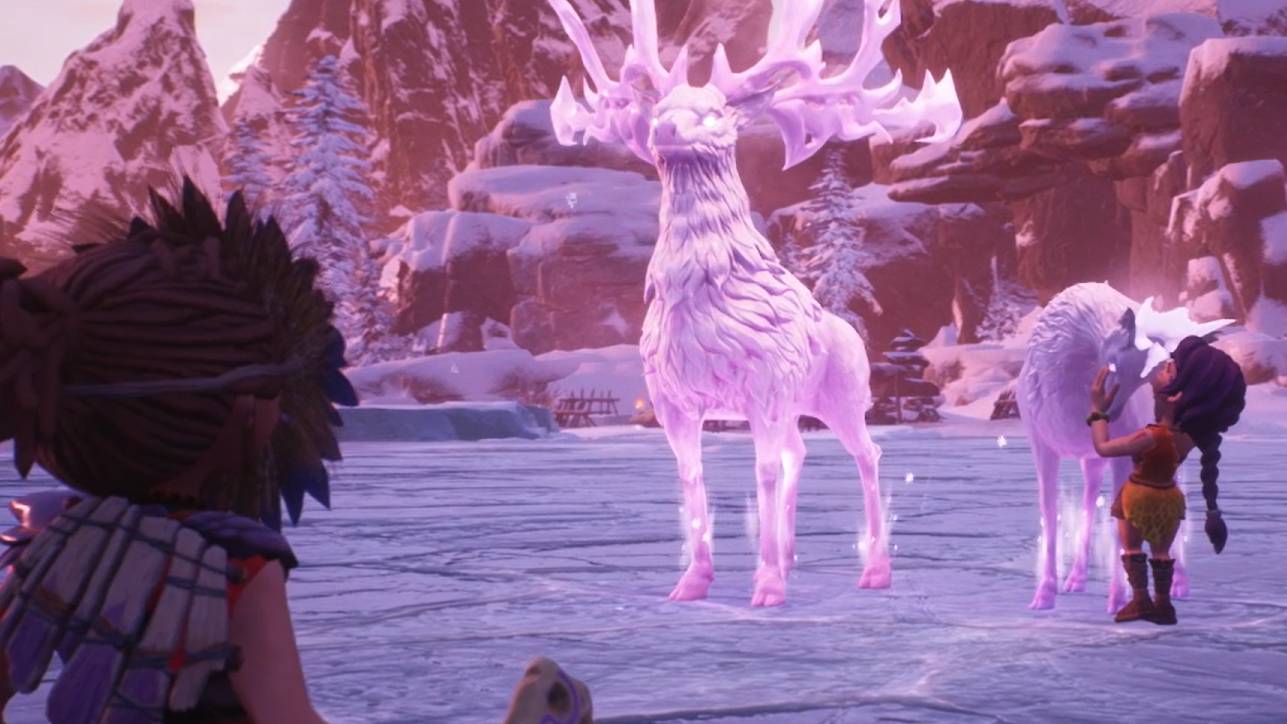 Kaku Ancient Seal Прохождение #13 Воющие снежные поля Спасите пару оленей