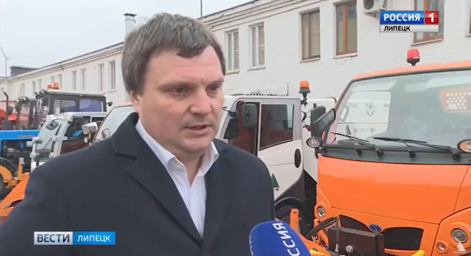 Техника от «Меркатор Холдинг» на дорогах Липецка