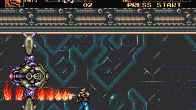 Прохождение!_Легендарной CONTRA HARD CORPS!!!#4
