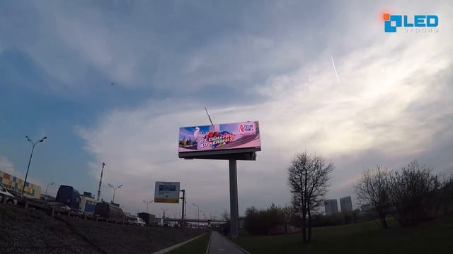 Видеоэкран для улицы, г. Москва, Р10 мм