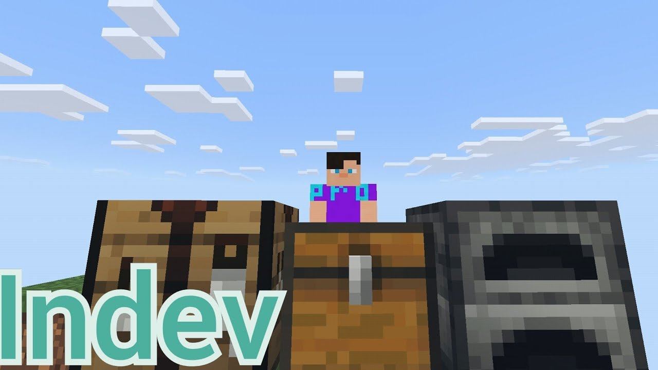 Sky block, но я могу пользоваться вещами только из Indev