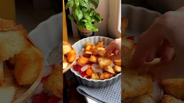 🍅 Панцанелла
#салаты #с_маслом #лёгкий