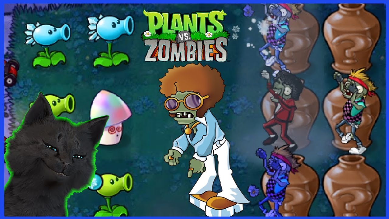 Супер Кот и Растения против зомби #17 ТАНЦУЮЩИЕ ЗОМБИ ИЗ КУВШИНА Plants vs Zombies #682