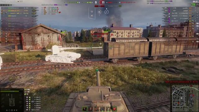 Что творит этот игрок  ➤ T110E4 ➤ Встречный бой ➤ Куча дамага и фрагов.mp4