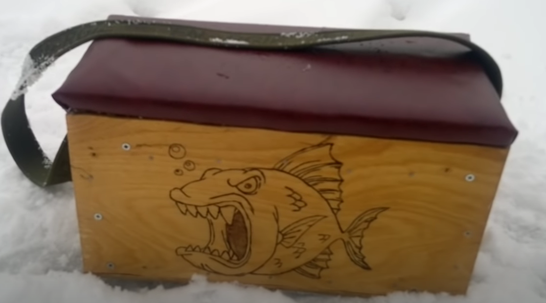 ящик для зимней рыбалки своими руками.mp4