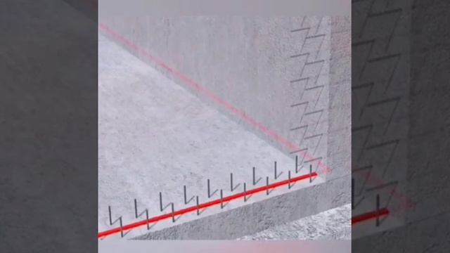 Герметизация шва между стенами и фундаментом.