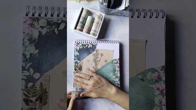 «Гербарий» Скрапбукинг открытка 🌿🍀 Скрапбукинг открытка №2