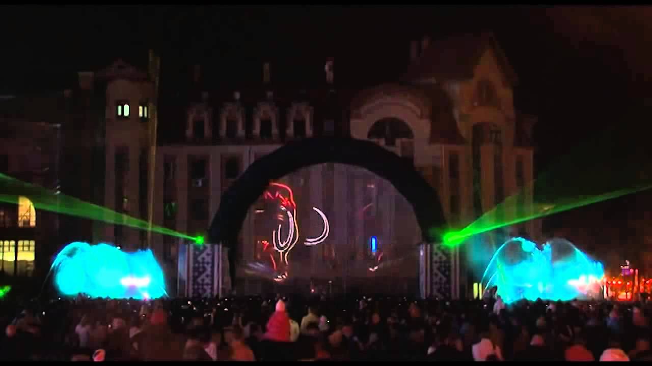 Экран-арка. Лазерное анимационное шоу