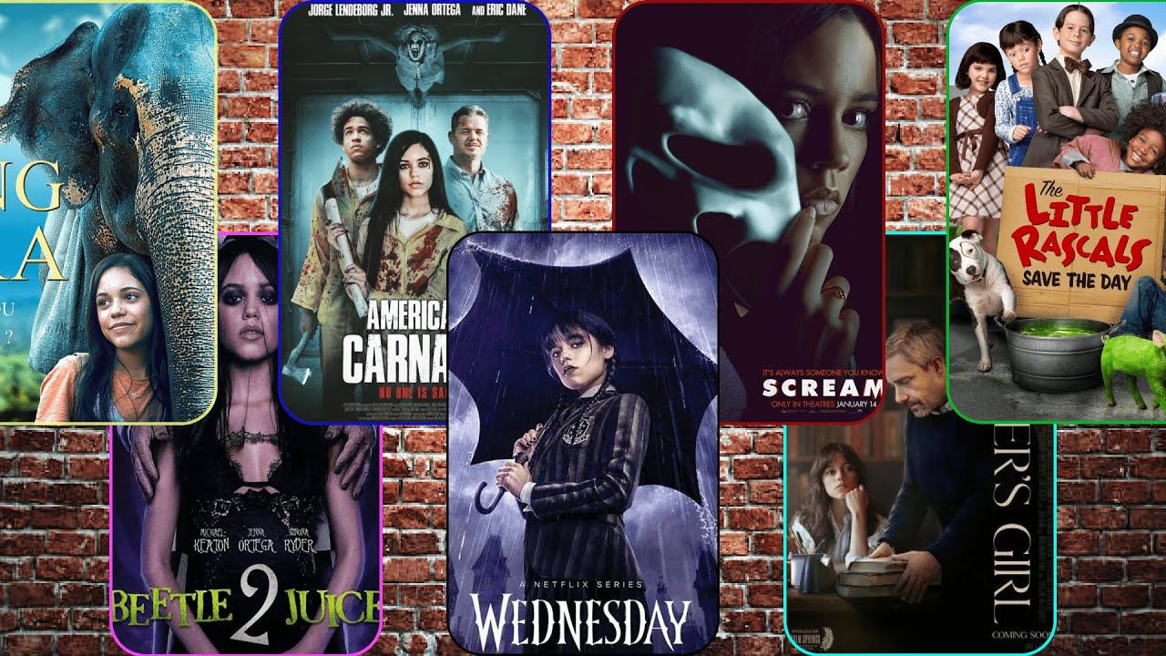 Дженна Ортега. Киноафиша