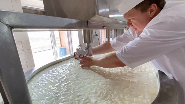 Приготовление сыра в сыроварне CASARO (серия Бизнес)