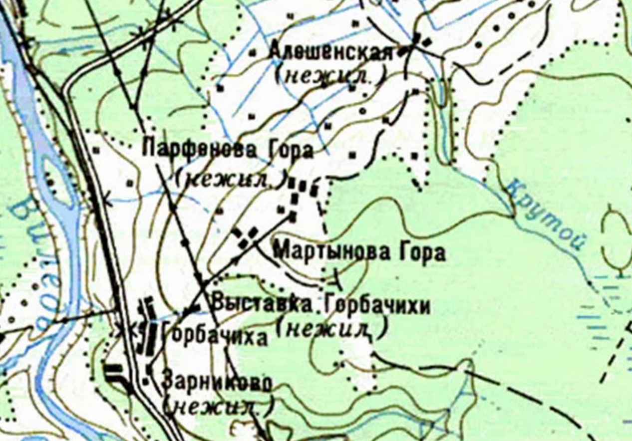 Карта заброшенных деревень, здесь много монет.