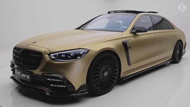 Крутейший Mercedes S 580 Long Manufaktur in Kalahari Gold Magno by MANSORY