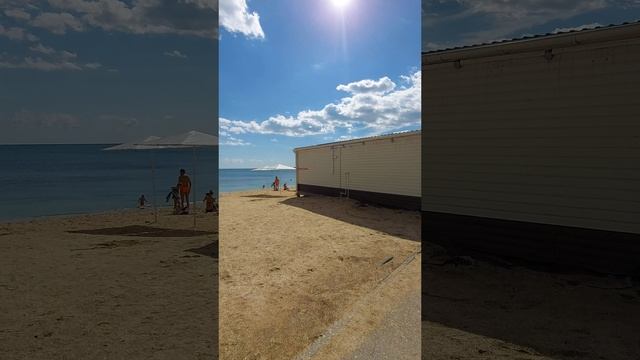 Отдых в Крыму.Феодосия.Пляж.