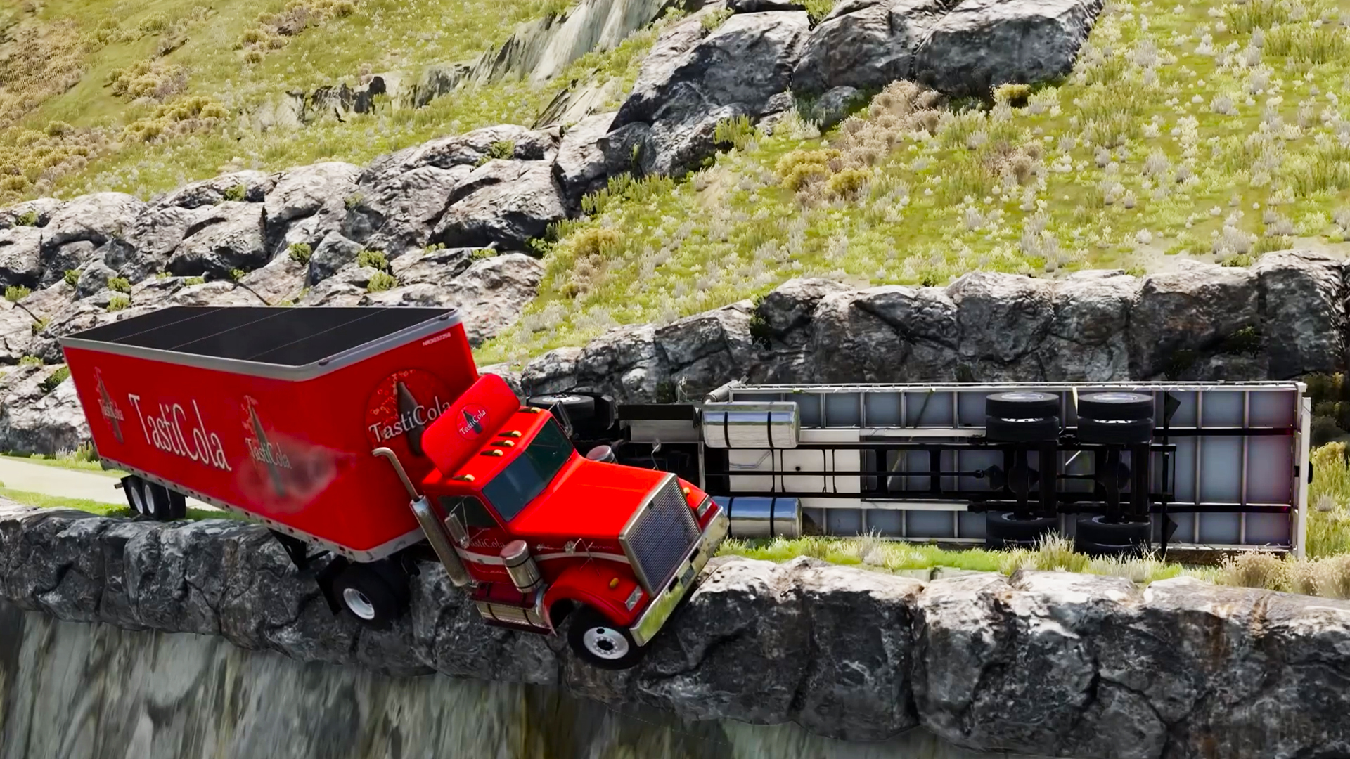 Beamng drive - автомобили vs скалистые горы 5 | HITGAMEZ