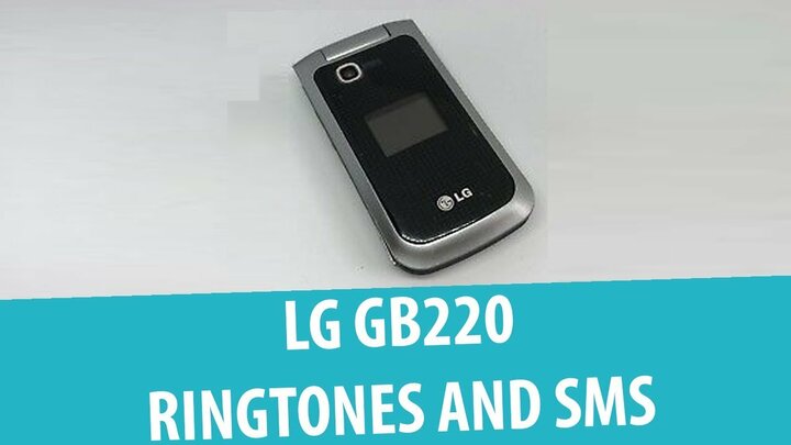 LG GB220 – Стандартные рингтоны и звуки