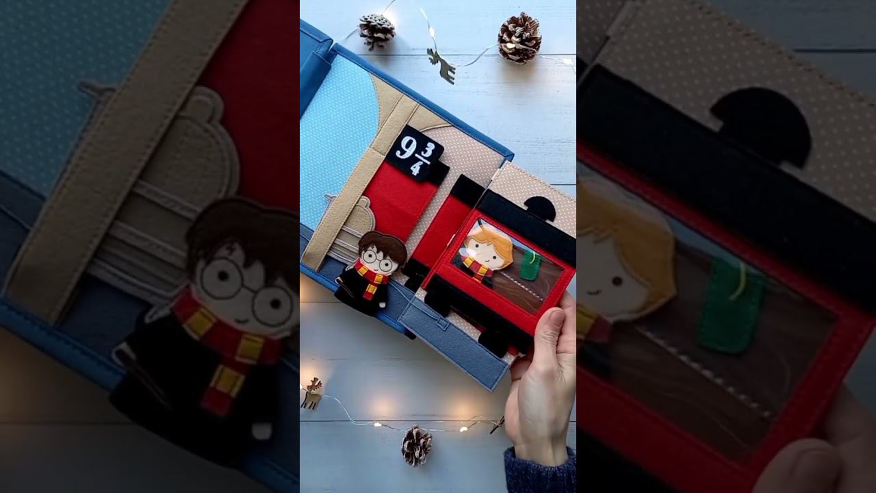 Коллекционная книга Гарри Поттер из фетра