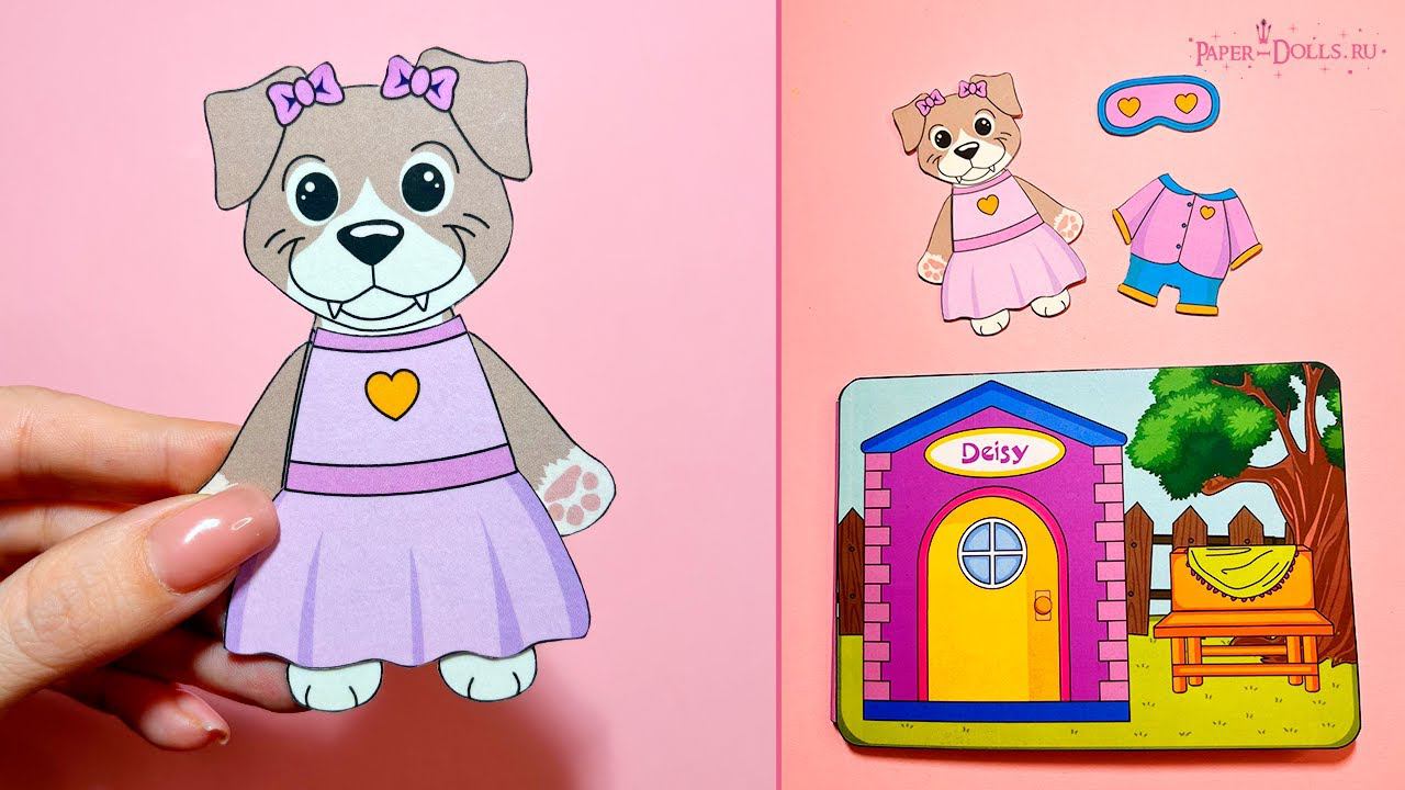 Поделка в садик мой питомец собака с домиком