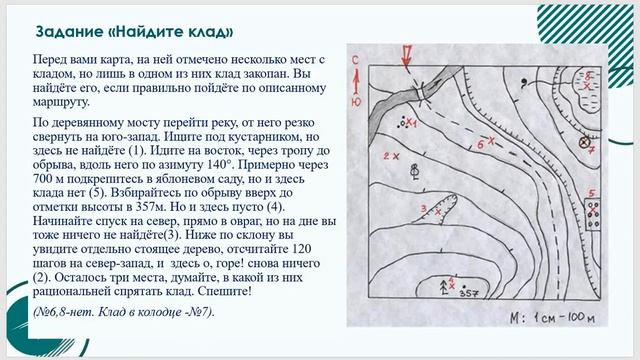 Формирование картографической грамотности на уроках географии