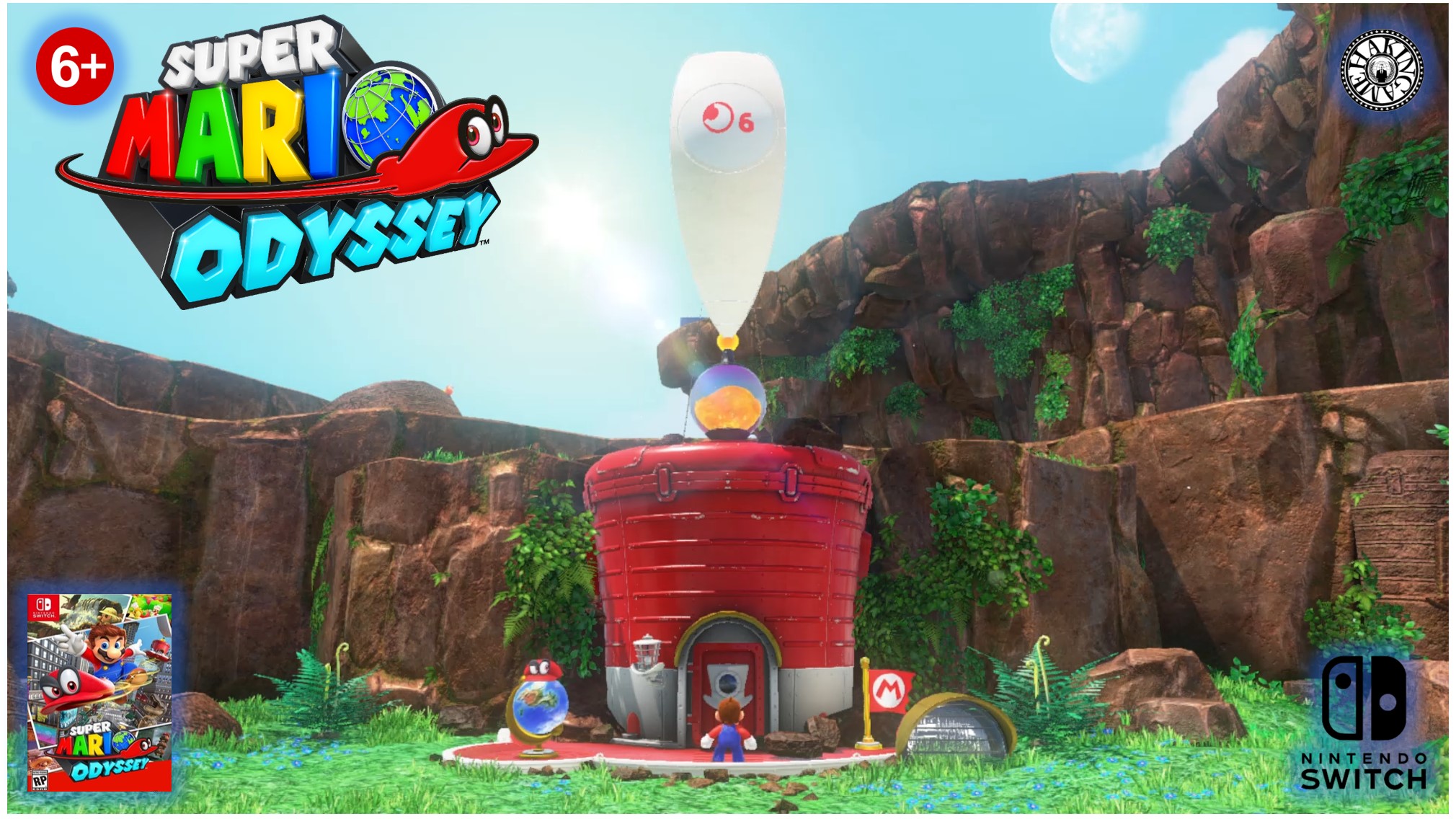 Первые 06 Лун Каскадного царства. Super Mario Odyssey 2017 RUS (Switch)