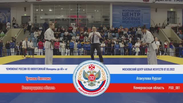 P 081  Тучкова Светлана (Волгоградская область) - Атакулова Нурзат (Кемеровская область)