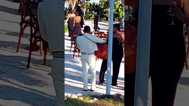 Свадьба на берегу  Карибского моря.  МЕКСИКА.