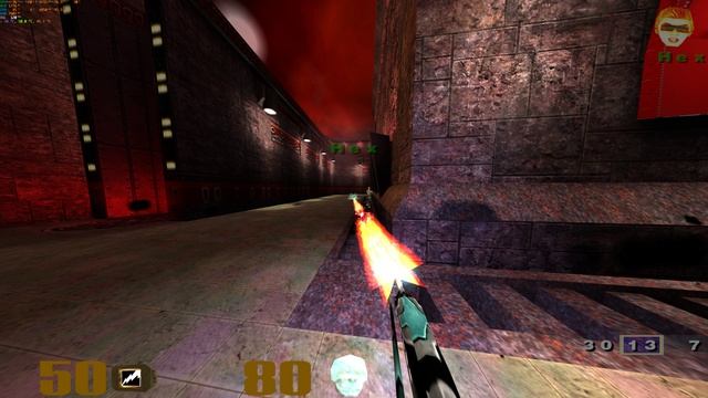 Quake 3 Огонь и Лёд (Fire and Ice) 4k прохождение, сложность крутой, карта (20) q3wctf2