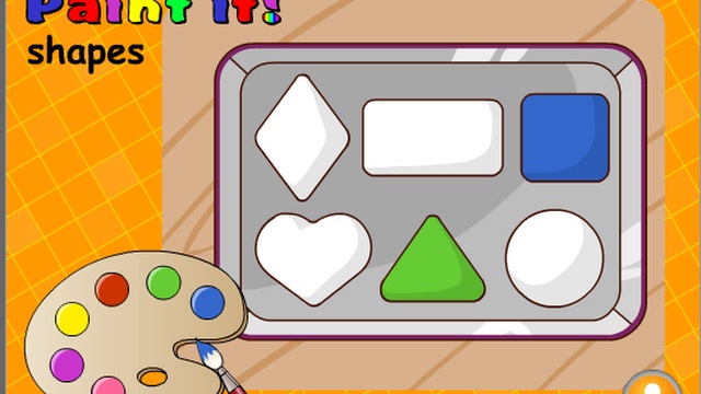 Учим цвета и фигуры на английском языке. Развивающий мультик.