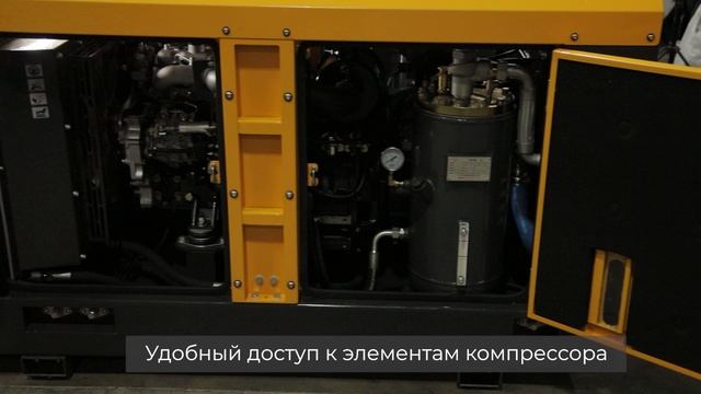 Обзор передвижного дизельного компрессора ET SD 185S