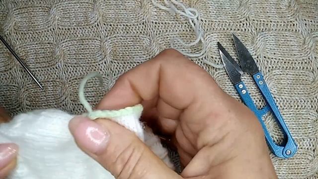 Закрытие петель на резинке. Вязание рукава.mp4