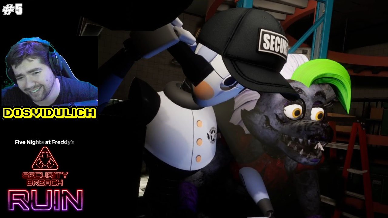 Победить Рокси ★ Five Nights at Freddys Security Breach #5