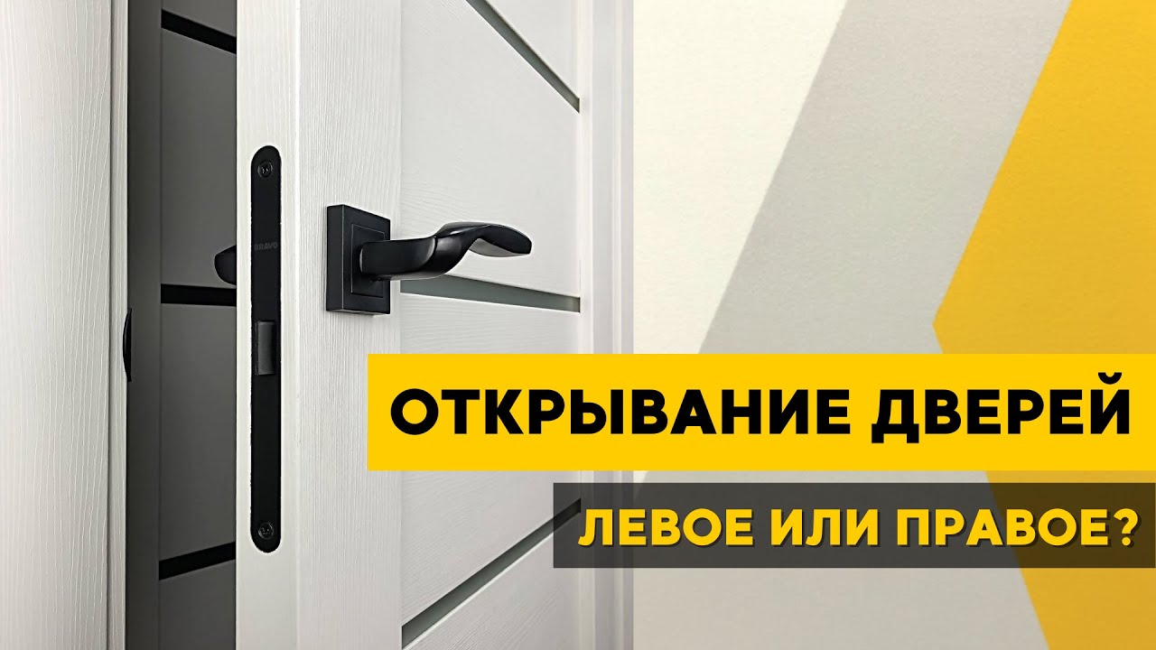 Открывание левое или правое? Как определить сторону открывания двери. Открывание дверей .Двери Браво