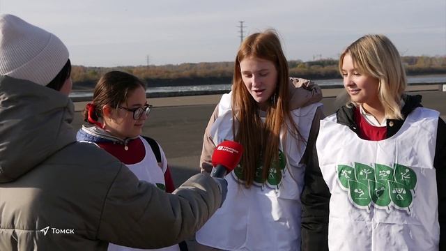 Чемпионат по спортивному сбору мусора Телекомпания «Томское время» 7.10.2022