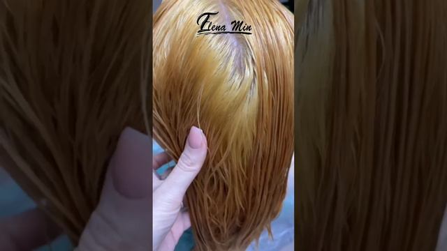 Необыкновенное окрашивание волос пенными банями