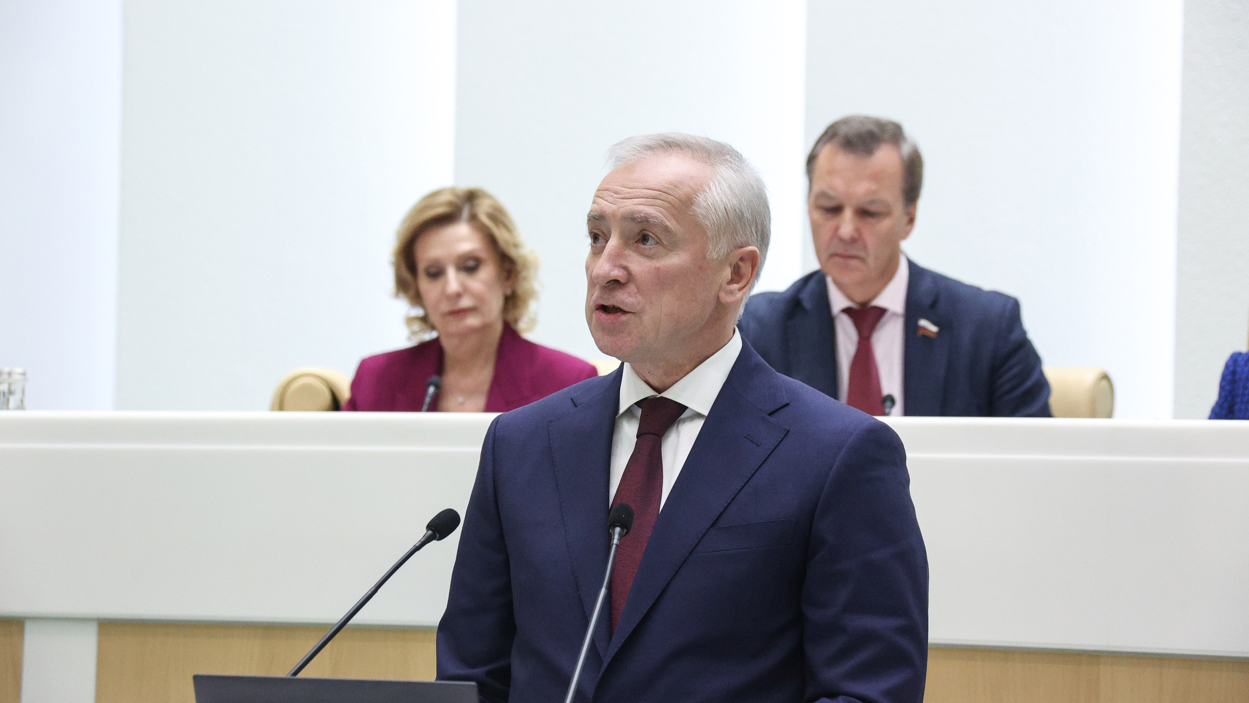 Выступление руководителей Томской области