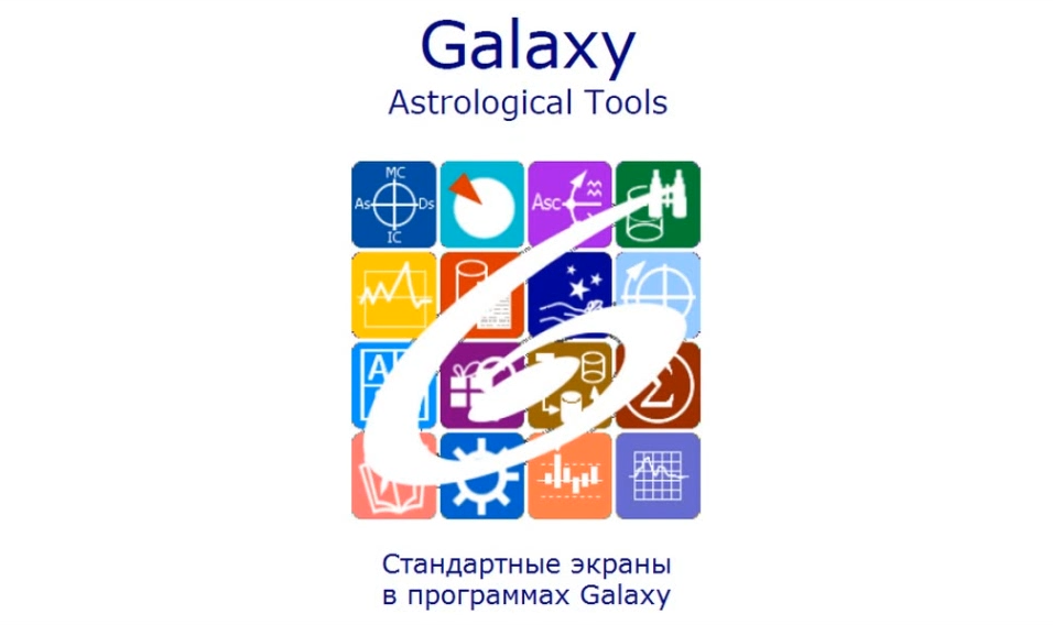 Астрологические программы Galaxy. Видео-уроки. Стандартные экраны программ Galaxy