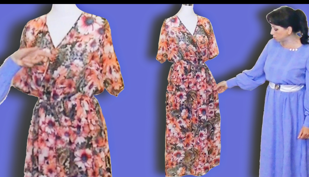 Обзор и видео-предисловие к МК "как сшить макси-платье на запах из шифона"