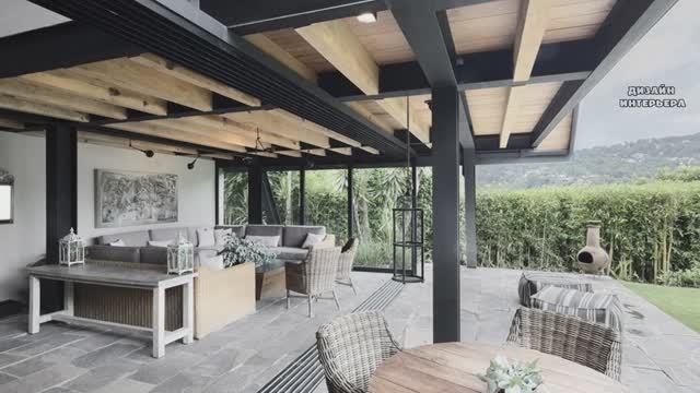 беседка в стиле лофт #4