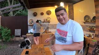 Корейская кухня! Кади ча в казане!!! Дорадо на углях!!! Копченная Скумбрию!!!