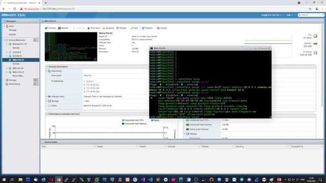 Поднятие EoIP-IPSEC-туннеля между двумя MikroTik