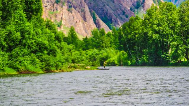 Путешествие в июне 2020г в Хакасию.Сплав на катамаранах 24.06.2020г часть вторая