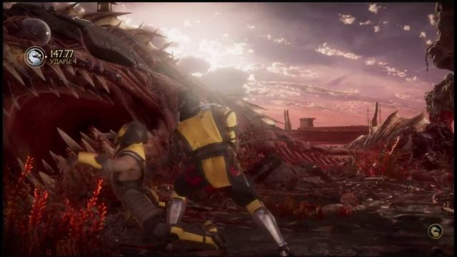 PS4 Mortal Kombat 11 Ultimate Глава10.В Ад и Обратно Скорпион Прохождение