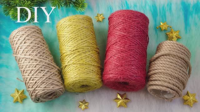 МНОГО новогодних поделок ИЗ ДЖУТА своими руками