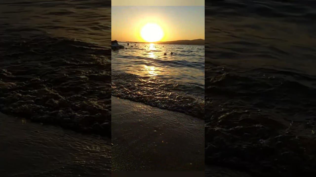 Геленджик. Море на закате 17 августа 2023 г.