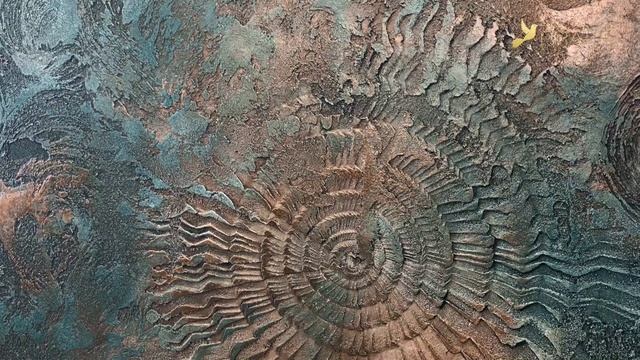 Художественный эффект Marine Design с бронзово-зелеными оттенками