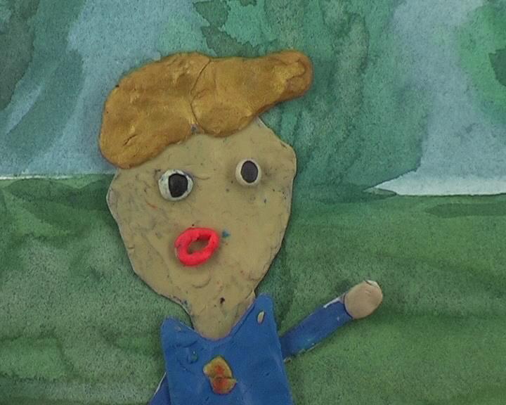 ОПАСНЫЙ ФУТБОЛ, анимационный фильм (автор - Лилия БАЛАШОВА, 9 лет)