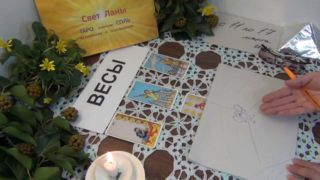 7 - ВЕСЫ - прогноз ТАРО - с  11.03.2024г. по  17.03.2024г. + Послание от Высших Сил.