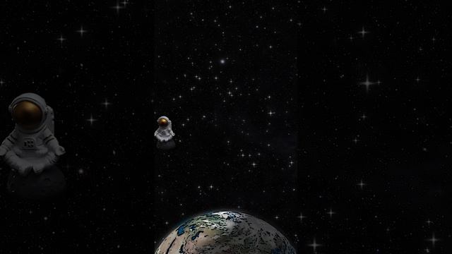 Космонавты стоп моушен анимация