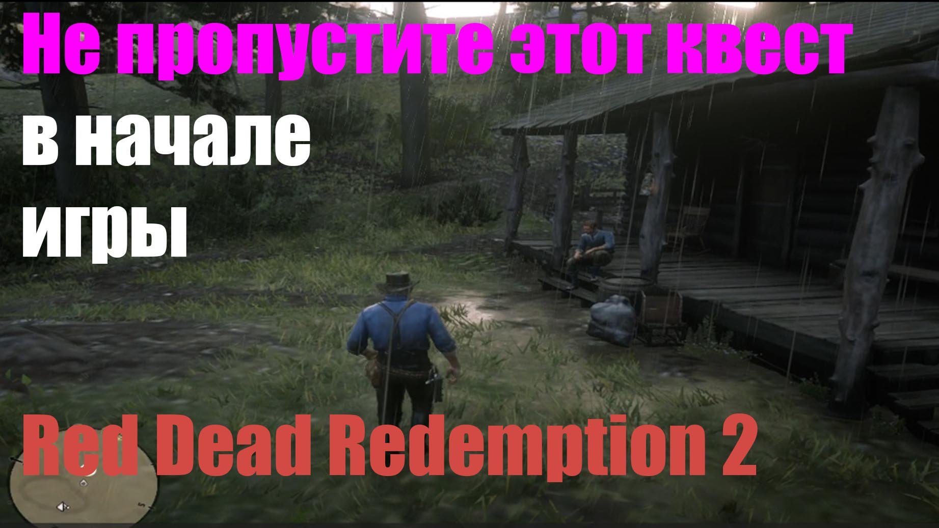 Red Dead Redemption 2 - Квест "Наскальные рисунки"