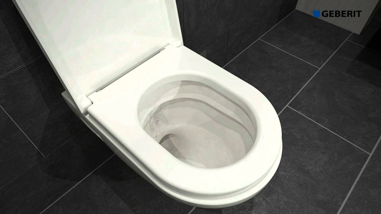 Geberit Sigma 80 - самая стильная клавиша смыва унитаза. Инсталляция унитаза